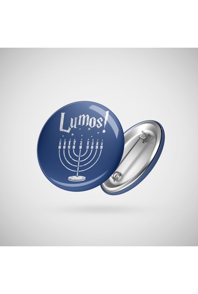 Fizello Lumos Hanukkah! (Harry Potter Inspired) Rozet