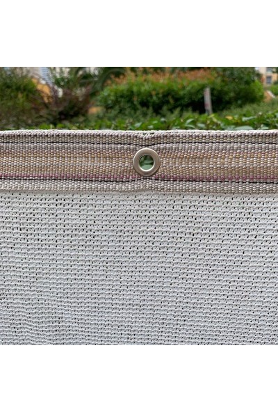 Filexus %75'lik Gölgelik-Bahçe Çit Filesi-Şeritli Halkalı - Beyaz - 1 M Yükseklik Filexus %75'lik Gölgelik-Bahçe Çit Filesi-Şeritli Halkalı - Beyaz - 1 M Yükseklik