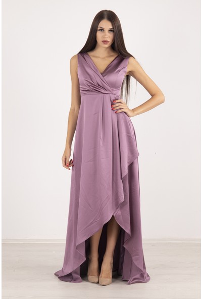 Belamore Lavanta Önü Kısa Arkası Uzun Abiye&mezuniyet Elbisesi 7605001.333