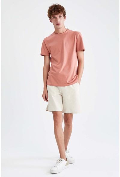 DeFacto Regular Fit Basic Bermuda Şort W0293AZ21HS