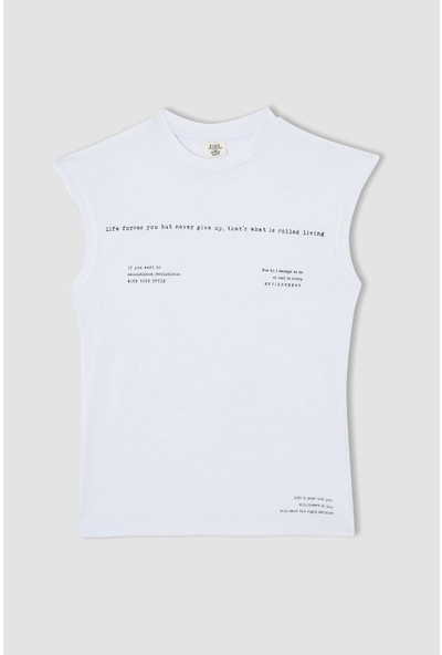 DeFacto Erkek Çocuk Slogan Baskılı Atlet W4075A621HS