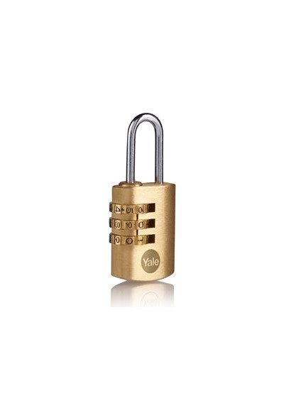 Yale Şifreli Pirinç Asma Kilit Blister 30 mm
