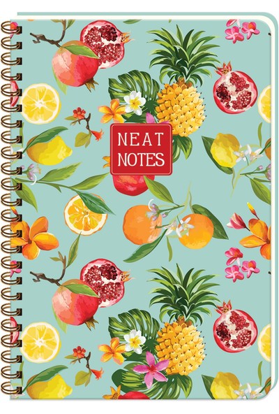 Keskin Color Neat Notes Fruit Garden Tropical Çizgili Defter 17 x 24 cm Keskin Color Neat Notes Fruit Garden Tropical Çizgili Defter 17 x 24 cm