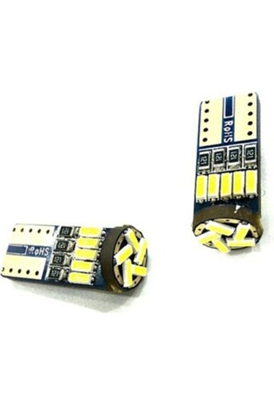 BTM Otomotiv T-10 Dipsiz 15 LED Canbuslı Park Ampulü 2 Adet BTM Otomotiv T-10 Dipsiz 15 LED Canbuslı Park Ampulü 2 Adet