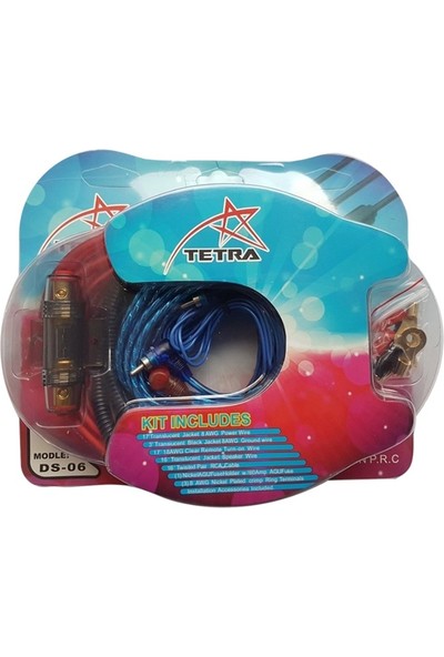 Tetra 6 Gakaliteli ve Profesyonel Full Set Anfi Kablo