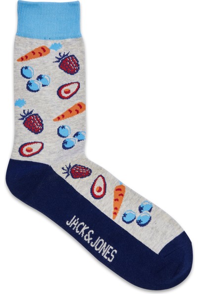 Jack&Jones Thing Sock Erkek Gri Çorap 12176186-05