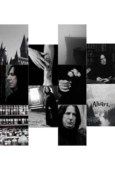 Orora Butik Harry Potter Duvar Kağıdı Seti-Severus Snape-10 Adet A5 200G Kuşe Kağıt Orora Butik Harry Potter Duvar Kağıdı Seti-Severus Snape-10 Adet A5 200G Kuşe Kağıt