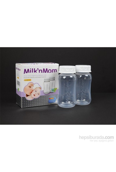 Milk&Mom Anne Sütü Saklama Kabı 2x150 ml Milk&Mom Anne Sütü Saklama Kabı 2x150 ml