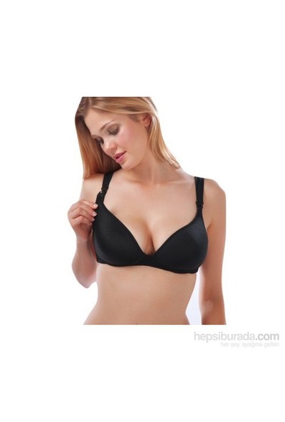 Chezmam / Elegan Emzirme Sütyeni-Siyah