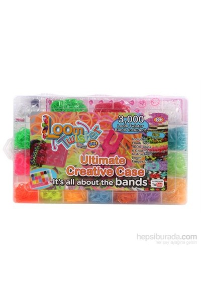 Loom Twister Large Set / 3000 Parça ( 500 Tane Bant Hediye ! ) Loom Twister Large Set / 3000 Parça ( 500 Tane Bant Hediye ! )