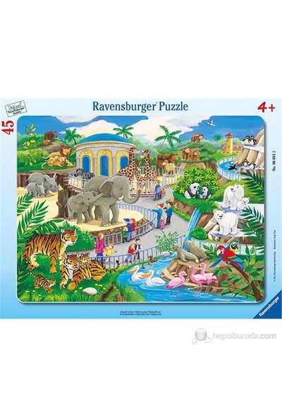 Ravensburger Hayvanat Bahçesi 45 Parça B. Çerçeveli Ravensburger Hayvanat Bahçesi 45 Parça B. Çerçeveli