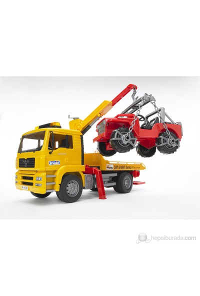 Bruder MAN Araba Çekici & Jeep - BR02750 Bruder MAN Araba Çekici & Jeep - BR02750
