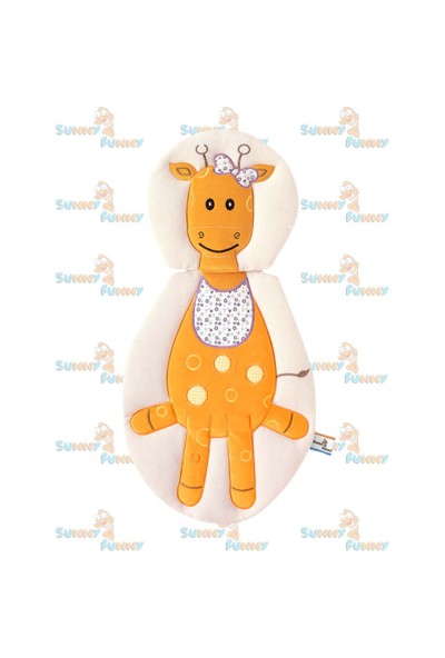Sunny Funny Sevimli Zürafa Turuncu Altaçma Minderi Sunny Funny Sevimli Zürafa Turuncu Altaçma Minderi