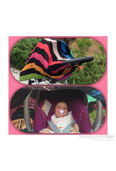 Cuski Çok Amaçlı Muslin - Rainbow 120X120cm