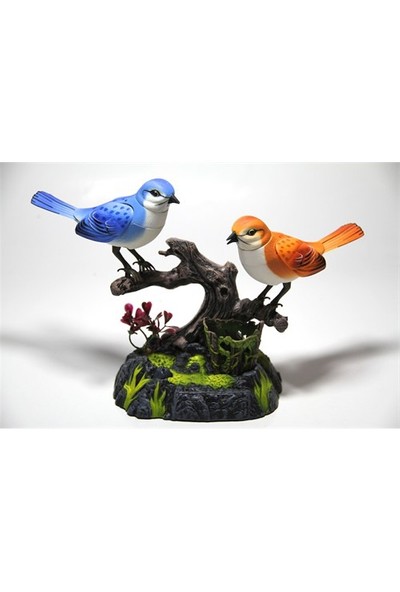 Vardem Kutulu Pilli Müzikli Ve Kuş Sesli Kalemlikli İkili Kuş Vardem Kutulu Pilli Müzikli Ve Kuş Sesli Kalemlikli İkili Kuş