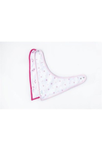 Mycey Müslin Fular Önlük - 2Li Set - Starbird Pembe Mycey Müslin Fular Önlük - 2Li Set - Starbird Pembe
