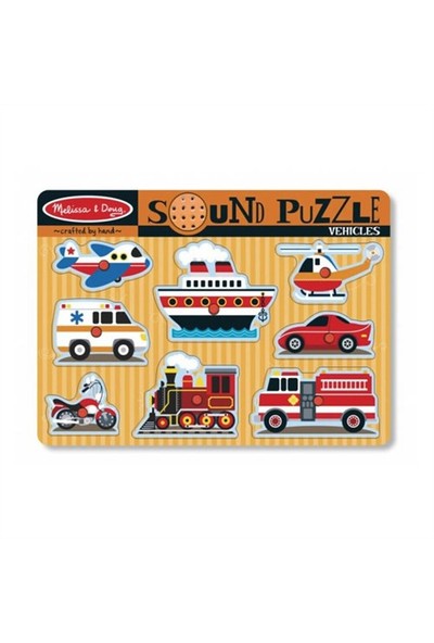 Melissa&Doug Araçlar Ahşap Sesli Yapboz Melissa&Doug Araçlar Ahşap Sesli Yapboz