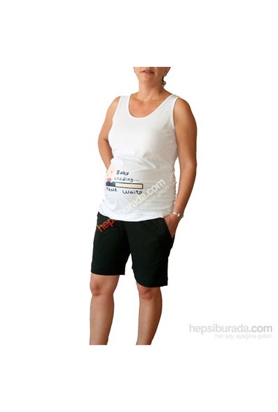 Elija Hamile Penye Şort / Siyah