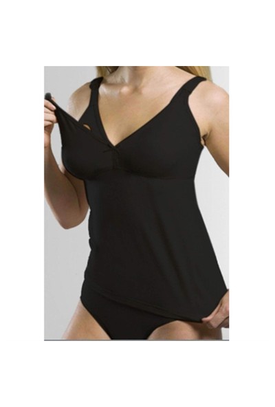 Chezmam Emzirme Fanilası Siyah