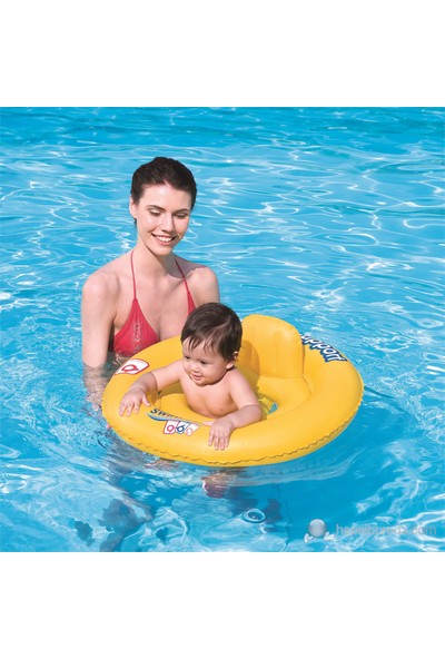 Bestway Çift Halkalı Ayak Geçmeli Baby Float - 32027 Bestway Çift Halkalı Ayak Geçmeli Baby Float - 32027