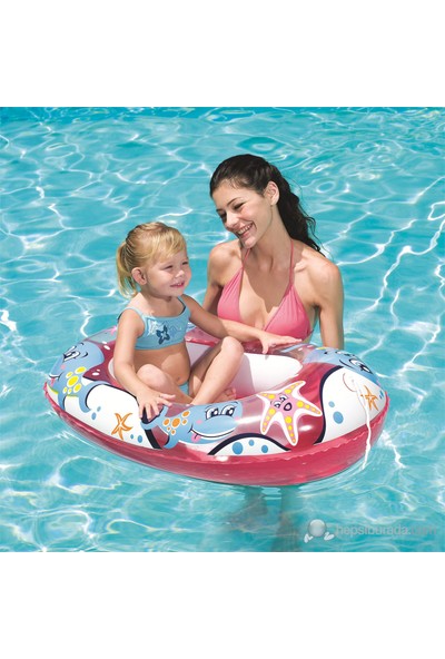 Bestway Yunus Desenli Çocuk Salı - 34037 (Pembe)
