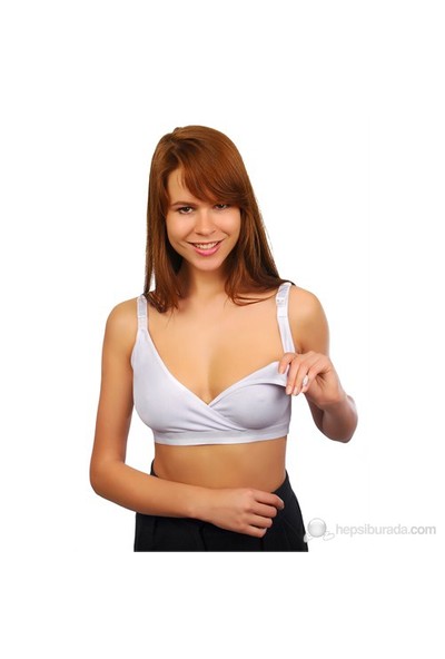 Shipsbaby Krovaze Emzirme Sütyeni Beyaz / 95