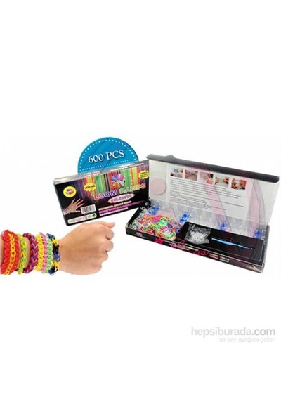 Hepsi Dahice 600 Parça Bileklik Yapma Seti Hepsi Dahice 600 Parça Bileklik Yapma Seti