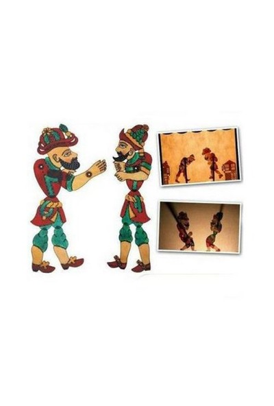 Keyfi Sepet Hacivat Karagöz Gölge Oyunu Seti Keyfi Sepet Hacivat Karagöz Gölge Oyunu Seti