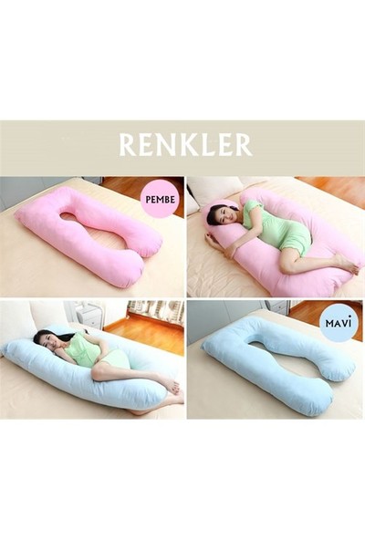 Visco Pooly Hamile Yastığı Hamile Destek Yastığı 125X80x20 Cm