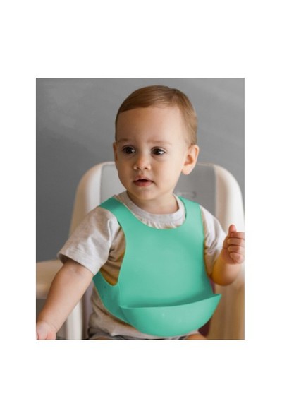 OiOi Silikon Önlük-Yeşil