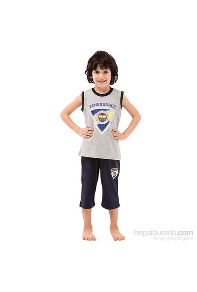 Roly Poly 3037 Fenerbahçe Lisanslı Erkek Çocuk Pijama Takımı Gri 4 Yaş (104 Cm)