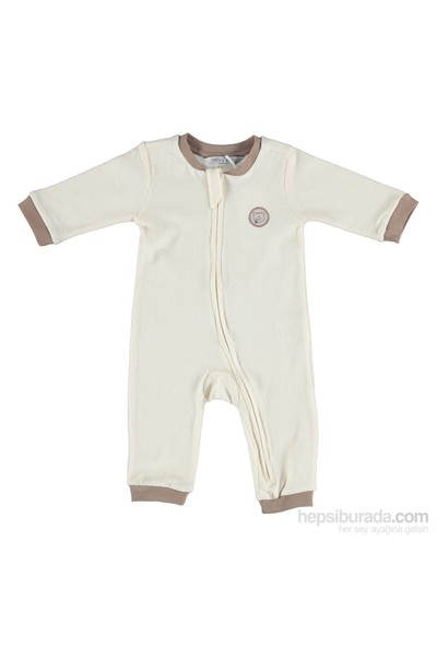 Baby&Kids Fermuarlı Tulum - Ekru