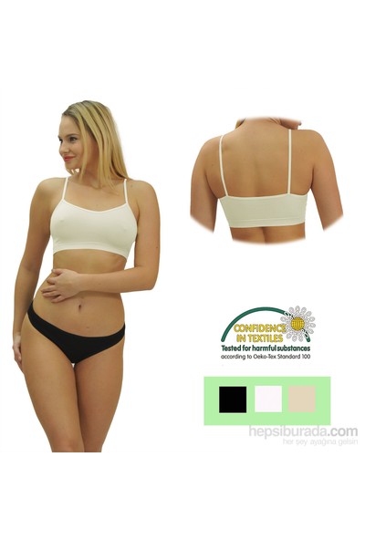 Emzik Form İp Askılı Büstyer