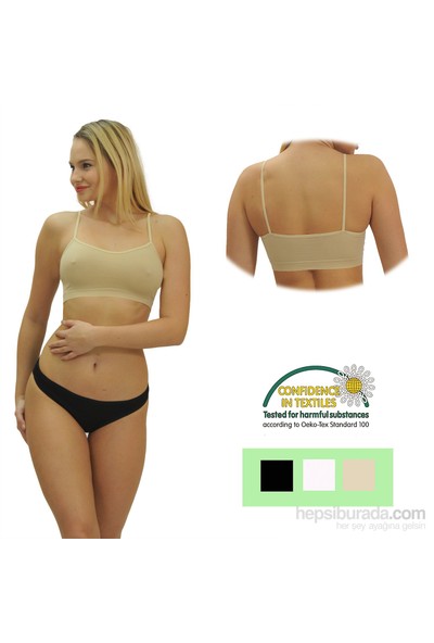 Emzik Form İp Askılı Büstyer