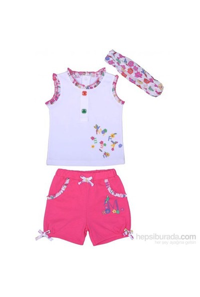 Bebepan 7959 Misspan Penye Şort Takım 3-6 Ay (62-68 Cm) Bebepan 7959 Misspan Penye Şort Takım 3-6 Ay (62-68 Cm)