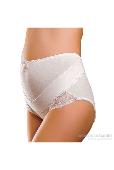 Elija Karın Destekleyici Bantlı Külot / Beyaz