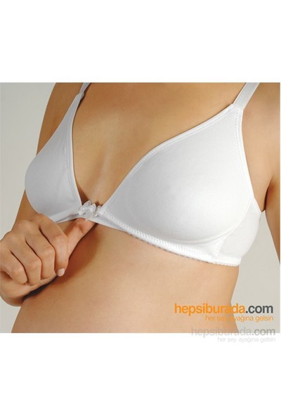Elija Önden Açılan Emzirme Sütyeni / Beyaz