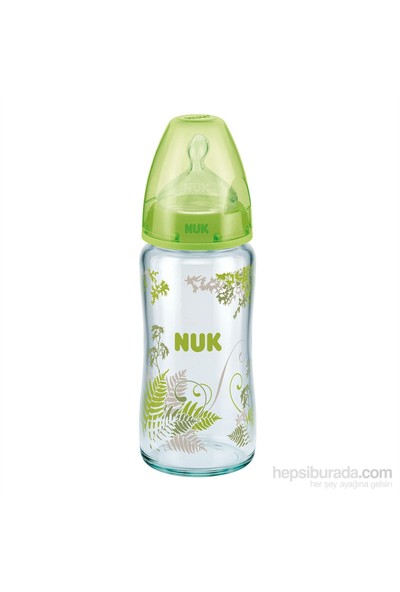 Nuk First Choice Plus Cam Slikon Emzikli Biberon 240 Ml Nuk First Choice Plus Cam Slikon Emzikli Biberon 240 Ml