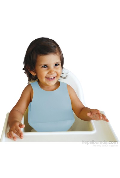 OiOi Silikon Mama Önlüğü Mavi