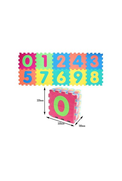 Sun Ta Toys Eva Numaralar 10 Parça Puzzle Oyun Matı Sun Ta Toys Eva Numaralar 10 Parça Puzzle Oyun Matı