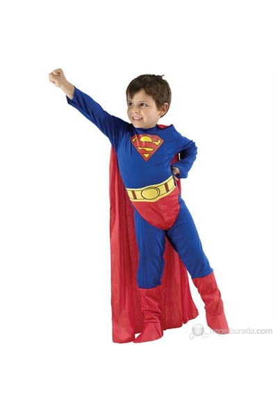 Superman Çocuk Kostüm 4-6 Yaş Superman Çocuk Kostüm 4-6 Yaş