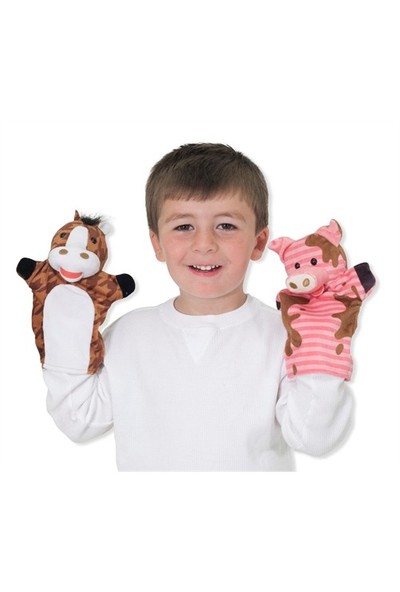 Melissa & Doug El Kukla Seti Çiftlik Hayvanları Melissa & Doug El Kukla Seti Çiftlik Hayvanları