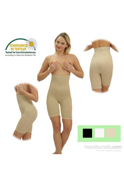 Emzik Form Yüksek Bel Uzun Paçalı Toparlayıcı Korse
