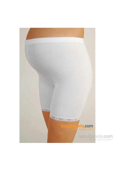 Elija Paçalı Hamile Külot / Beyaz Elija Paçalı Hamile Külot / Beyaz