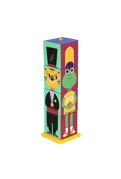 Krooom Hayvancıklar Stack & Match 3D Küpler Krooom Hayvancıklar Stack & Match 3D Küpler