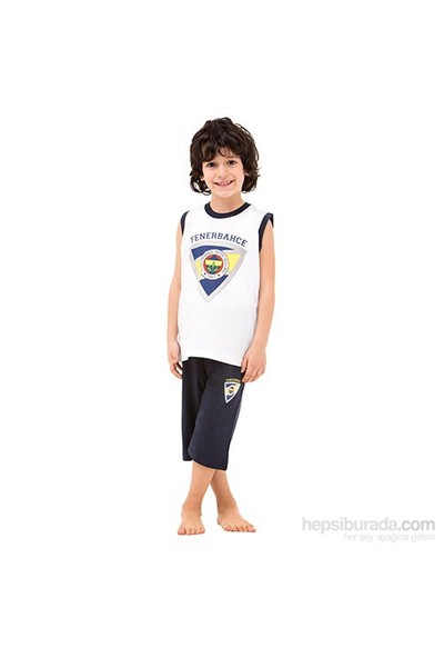 Roly Poly 3037 Fenerbahçe Lisanslı Erkek Çocuk Pijama Takımı Beyaz 4 Yaş (104 Cm)