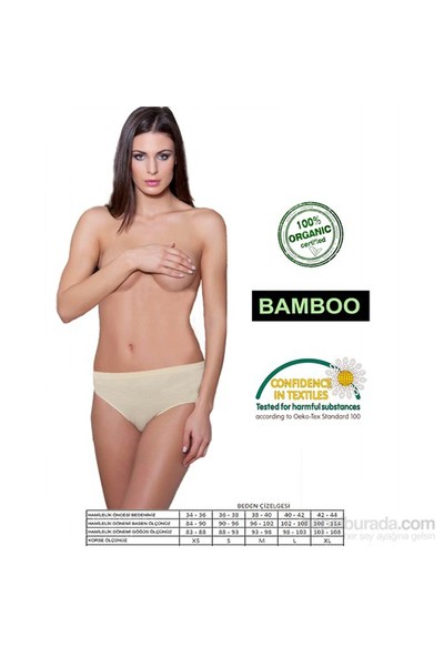 Emzik Hamile Doğum Sonrası Toparlayıcı Bambu Slip Külot