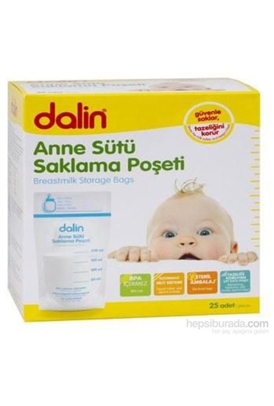 Dalin 420165 Anne Sütü Saklama Poşeti