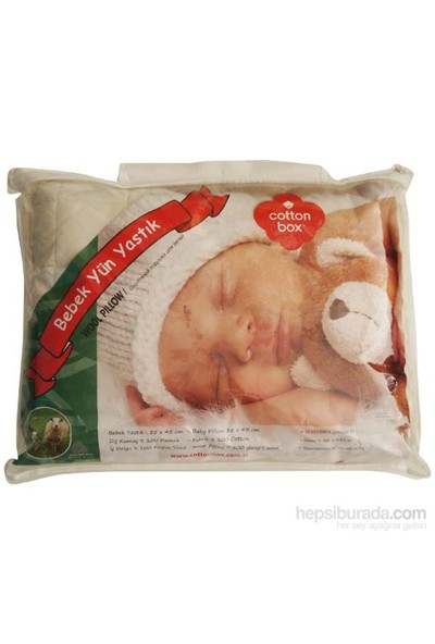 Cotton box Yün Bebek Yastığı Cotton box Yün Bebek Yastığı