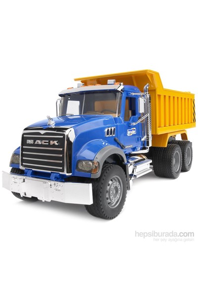 Bruder Mack Granite Damperli Kamyon Sarı BR02815 Bruder Mack Granite Damperli Kamyon Sarı BR02815